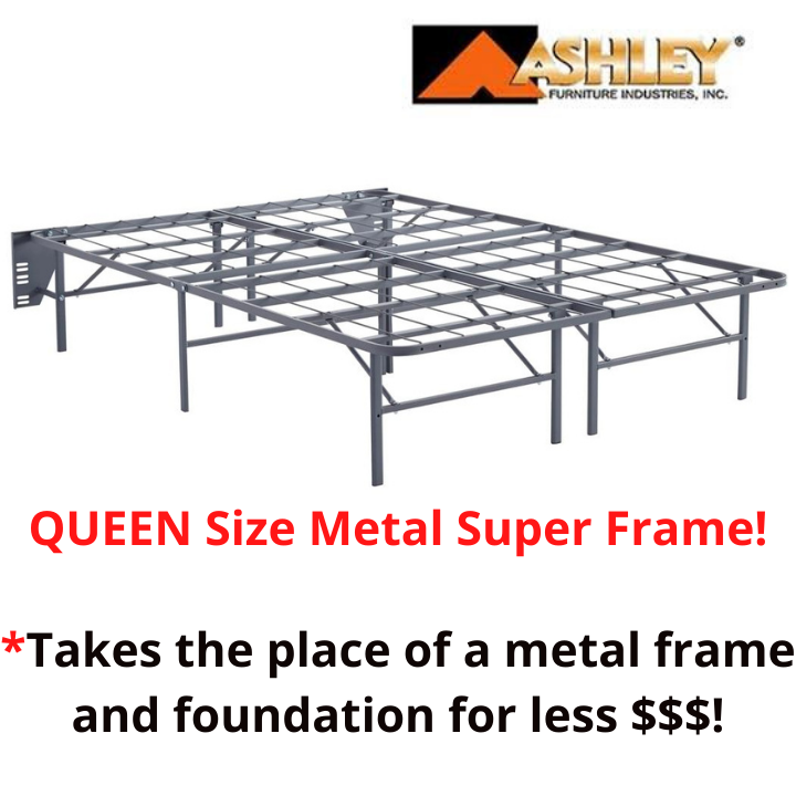 QUEEN SIZE Metal Super Frame! | Athens Furniture.com