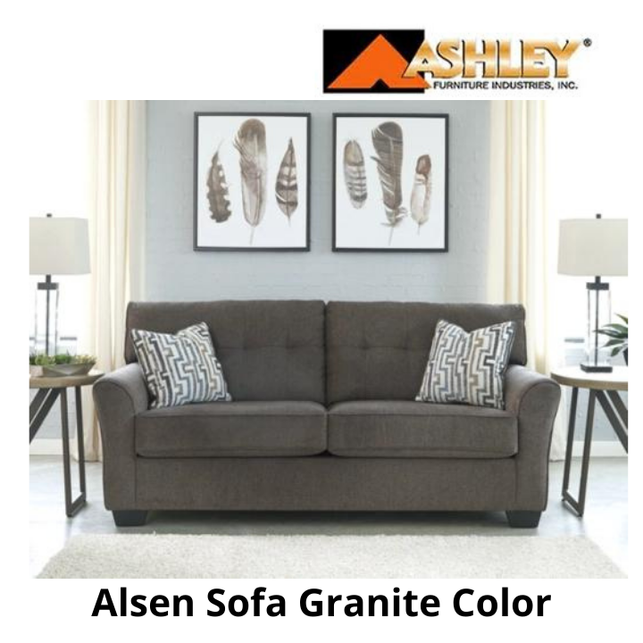 Alsen Sofa Granite Color | Athens Furniture.com