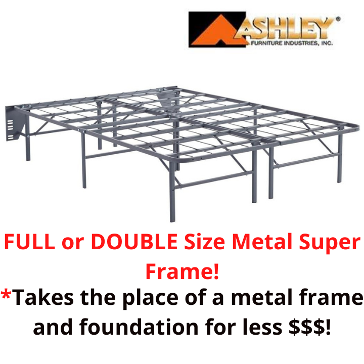 FULL or DOUBLE SIZE Metal Super Frame! | Athens Furniture.com